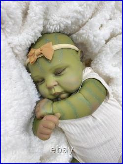 Cokela 19in New Green Skin Reborn Baby Dolls Full Body Soft Xmas Gift ...
